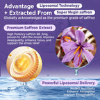 liposomal saffron drops for stress relief