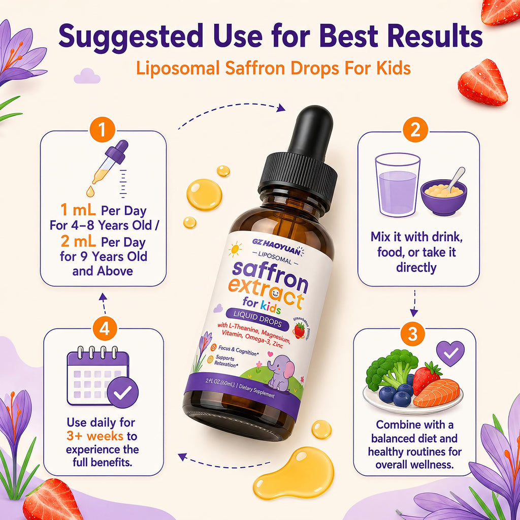 Liposomal saffron for better absorption