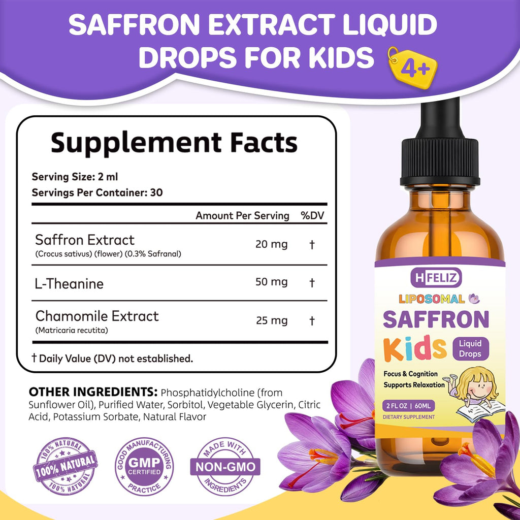 Liposomal saffron for daily wellness