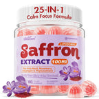 Liposomal saffron gummies for mood support