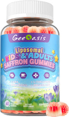 Liposomal saffron gummies for relaxation