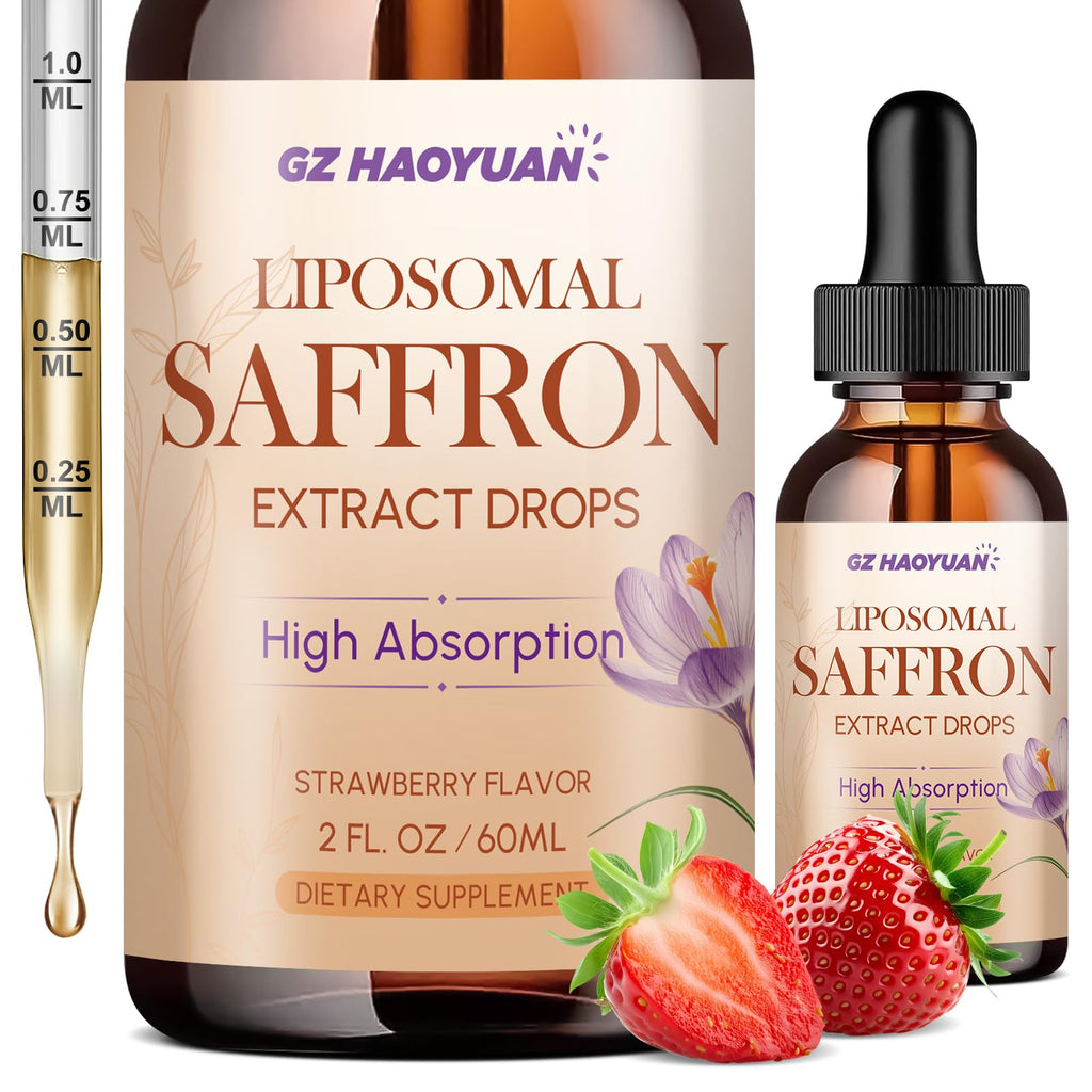 Liposomal saffron multivitamins for wellness