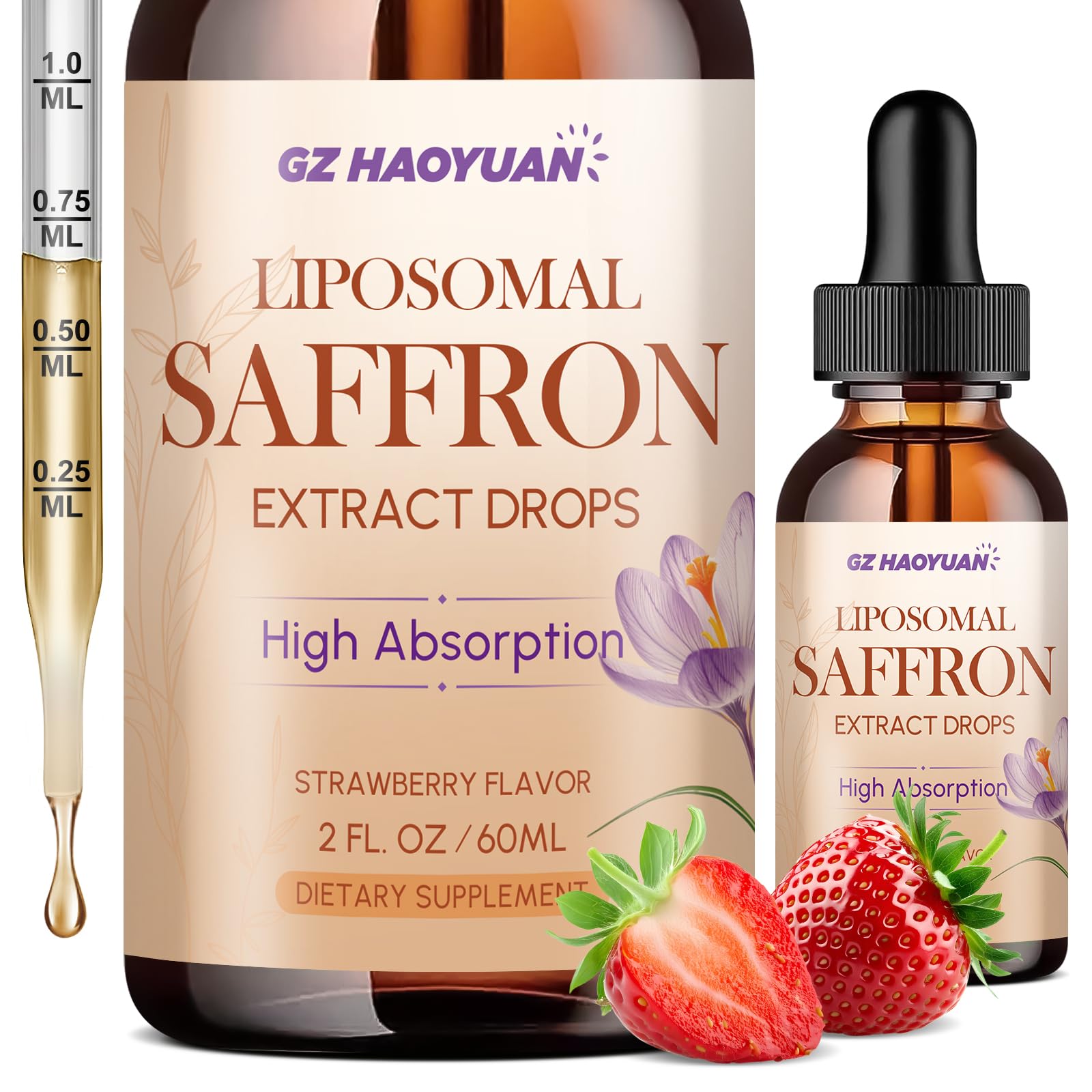 Liposomal saffron multivitamins for wellness