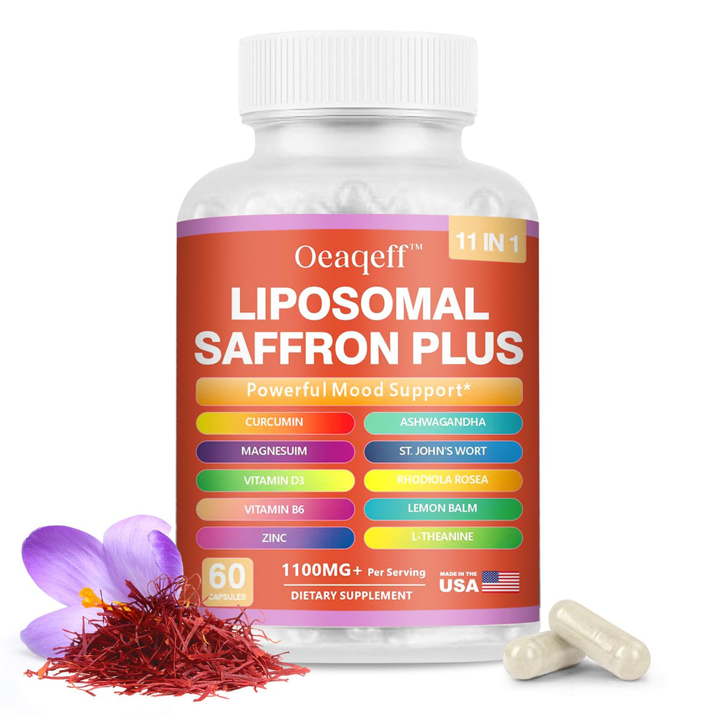 Liposomal Saffron vegan capsules