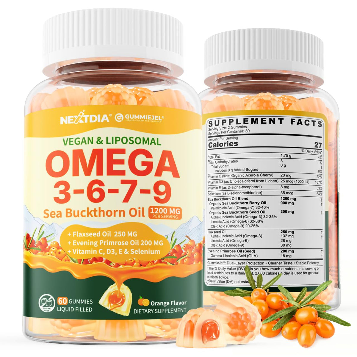 Liposomal Sea Buckthorn Oil gummies