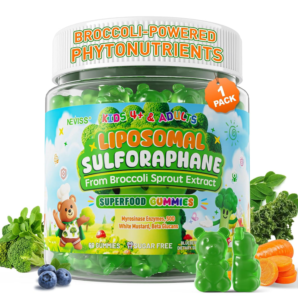 Liposomal sulforaphane gummies for kids