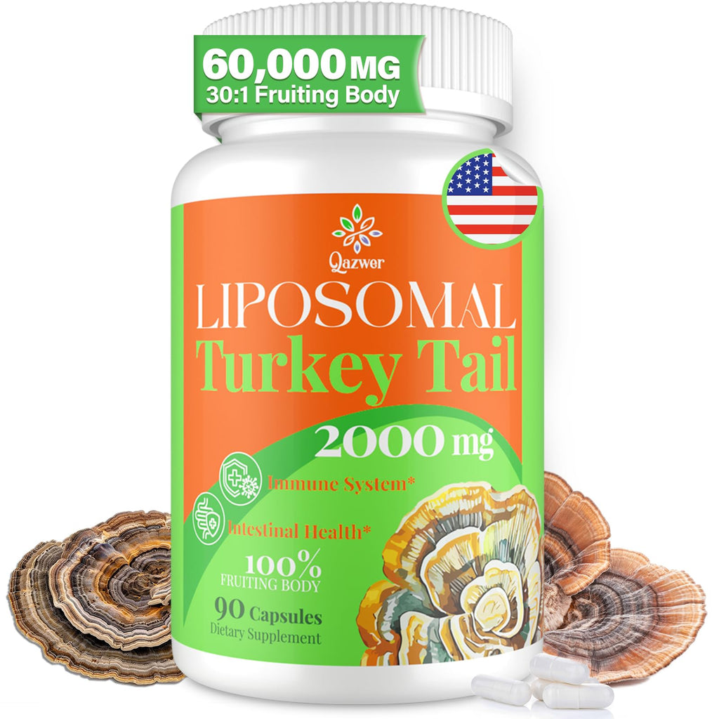 Liposomal Turkey Tail mushroom capsules