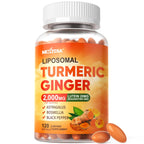 Liposomal turmeric and ginger capsules