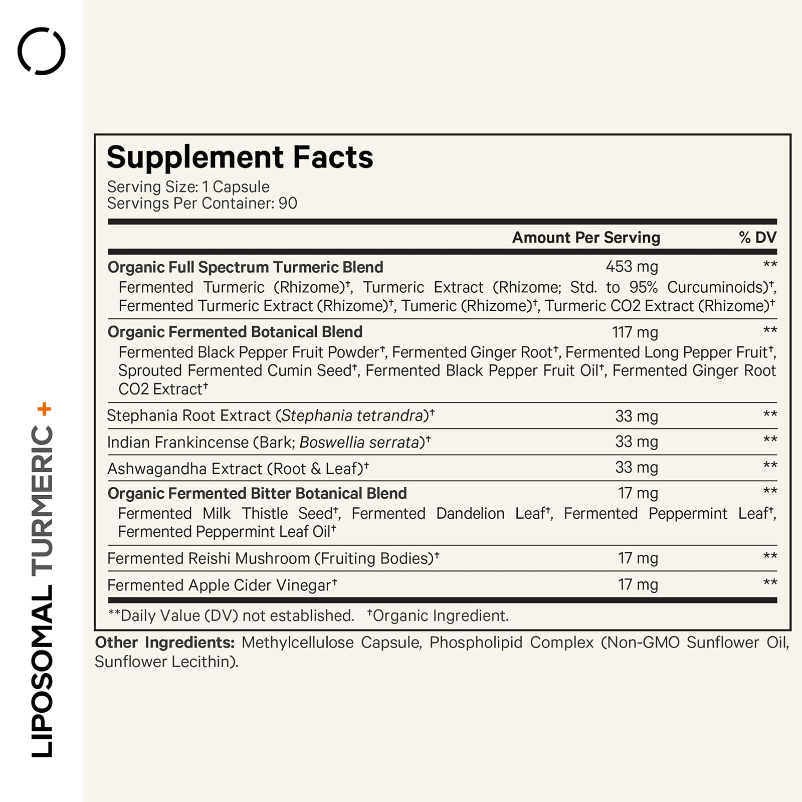 Liposomal turmeric capsules for wellness