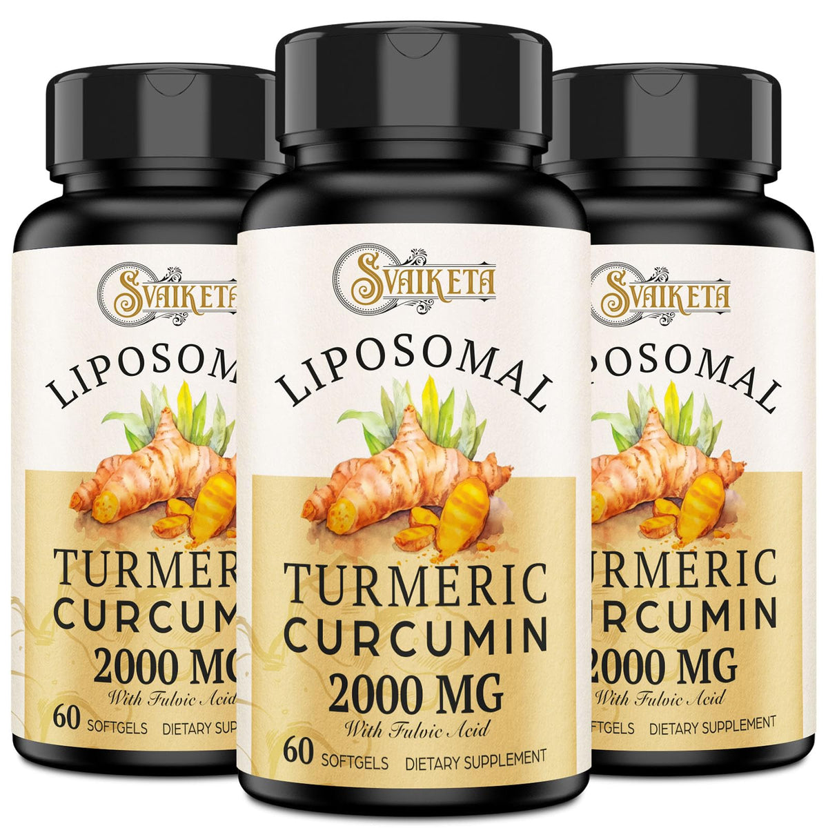 Liposomal Turmeric Curcumin 2000 mg softgels