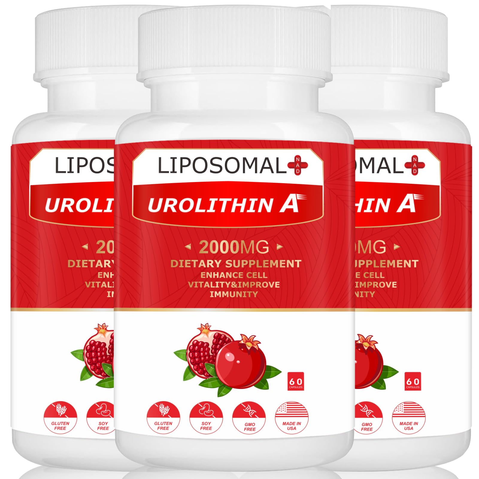Liposomal Urolithin A antioxidant benefits