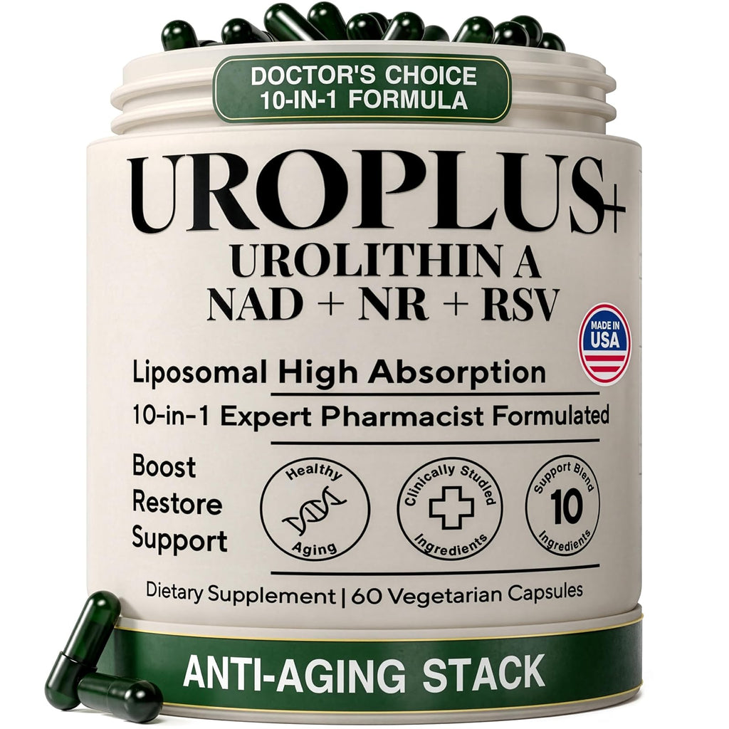 Liposomal Urolithin A antioxidant capsules