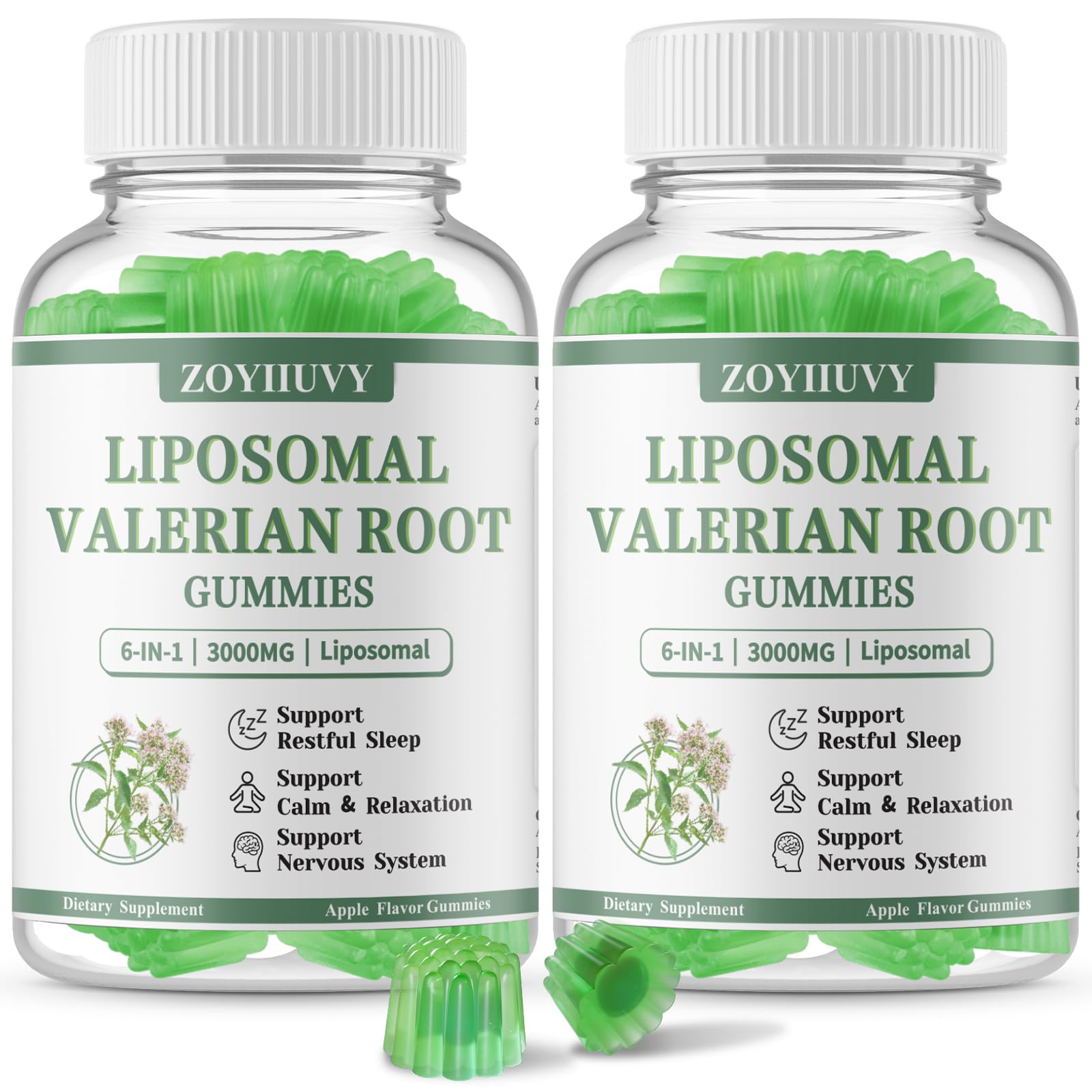 Liposomal valerian root gummies for relaxation