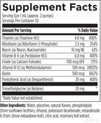 liposomal vitamin b complex formula