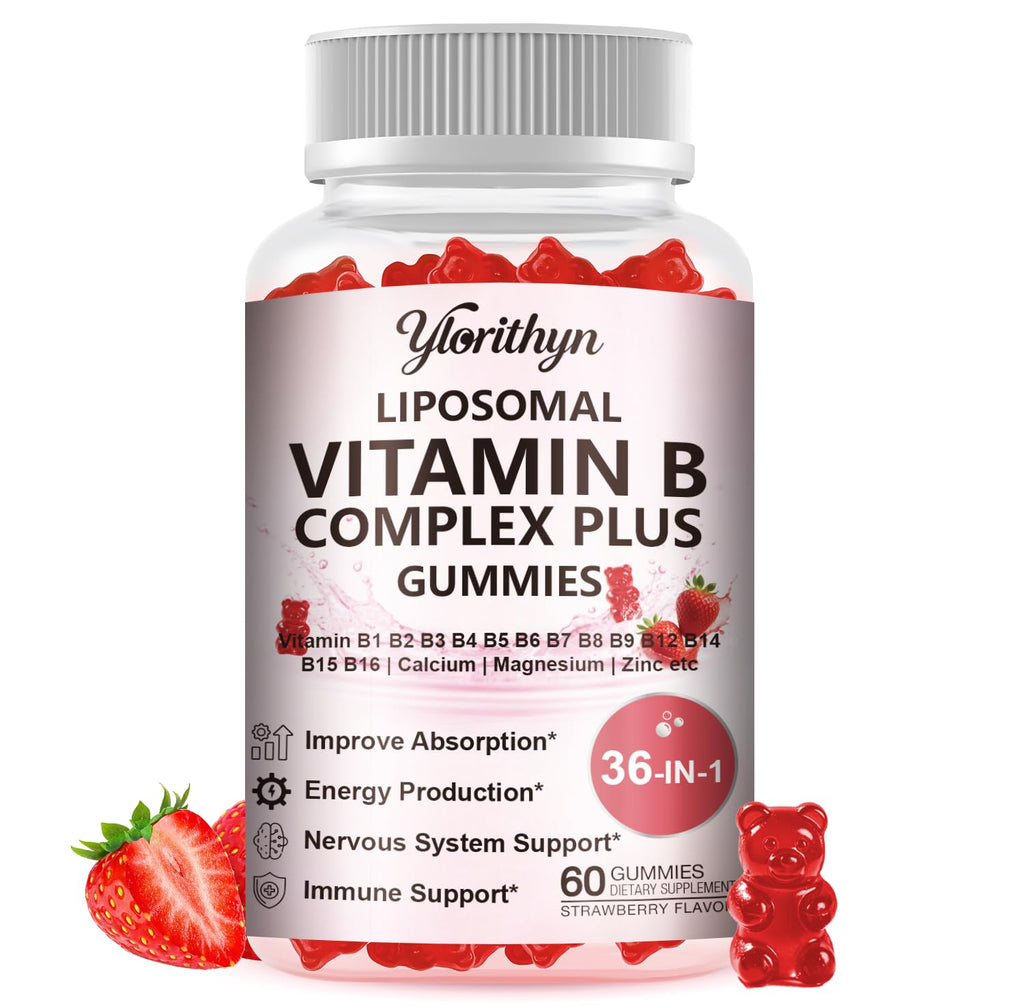 Liposomal Vitamin B Complex gummies for energy