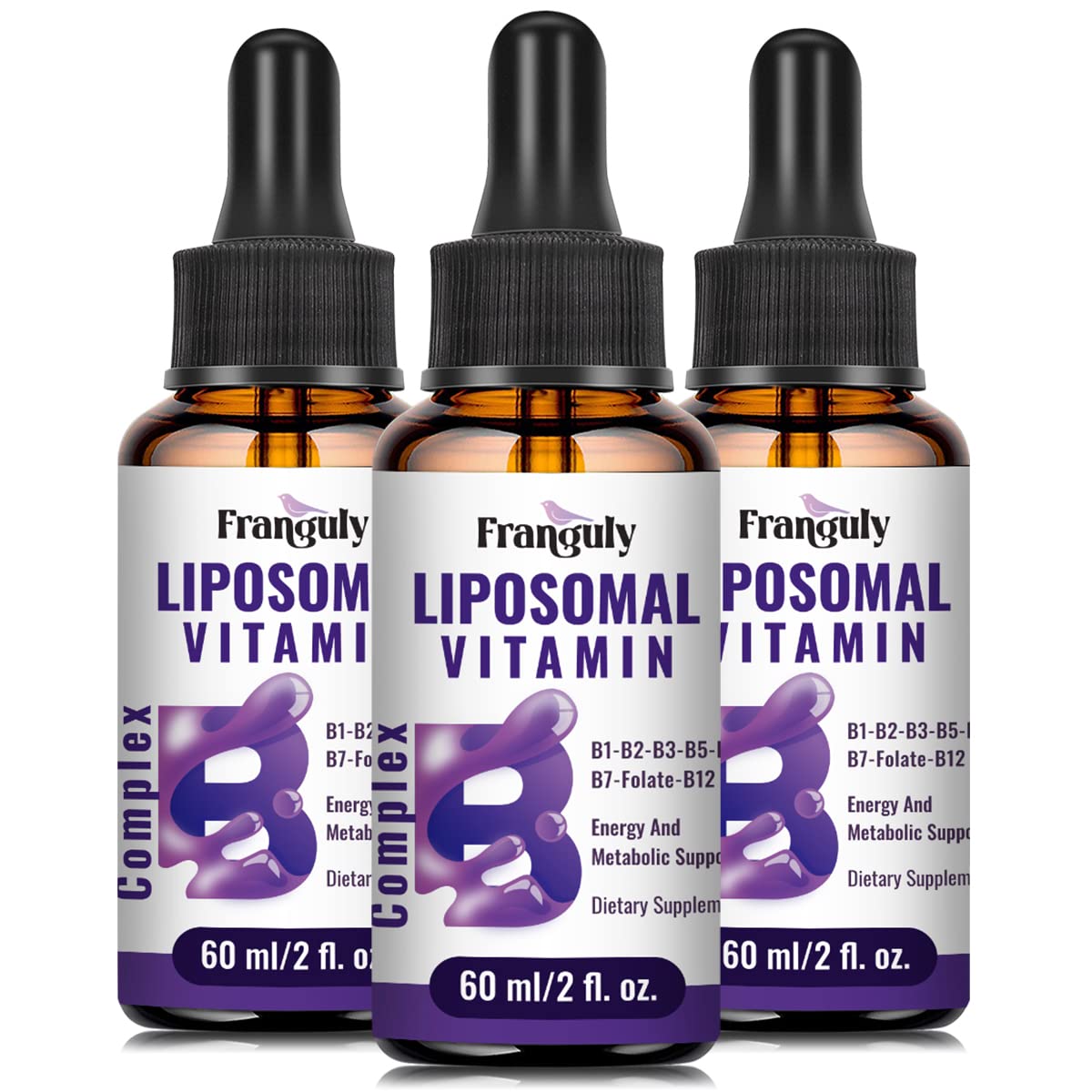 liposomal vitamin b complex liquid supplement