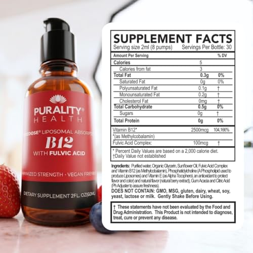 liposomal vitamin b12 for energy