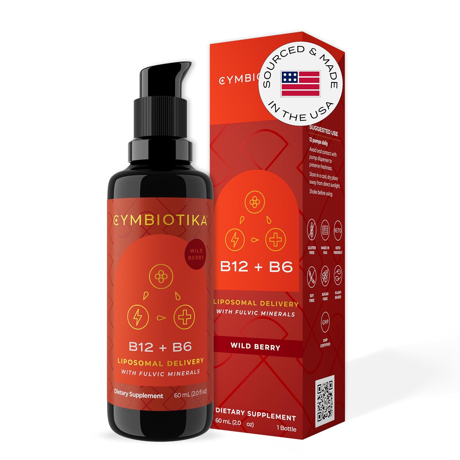 Liposomal vitamin B12 supplement