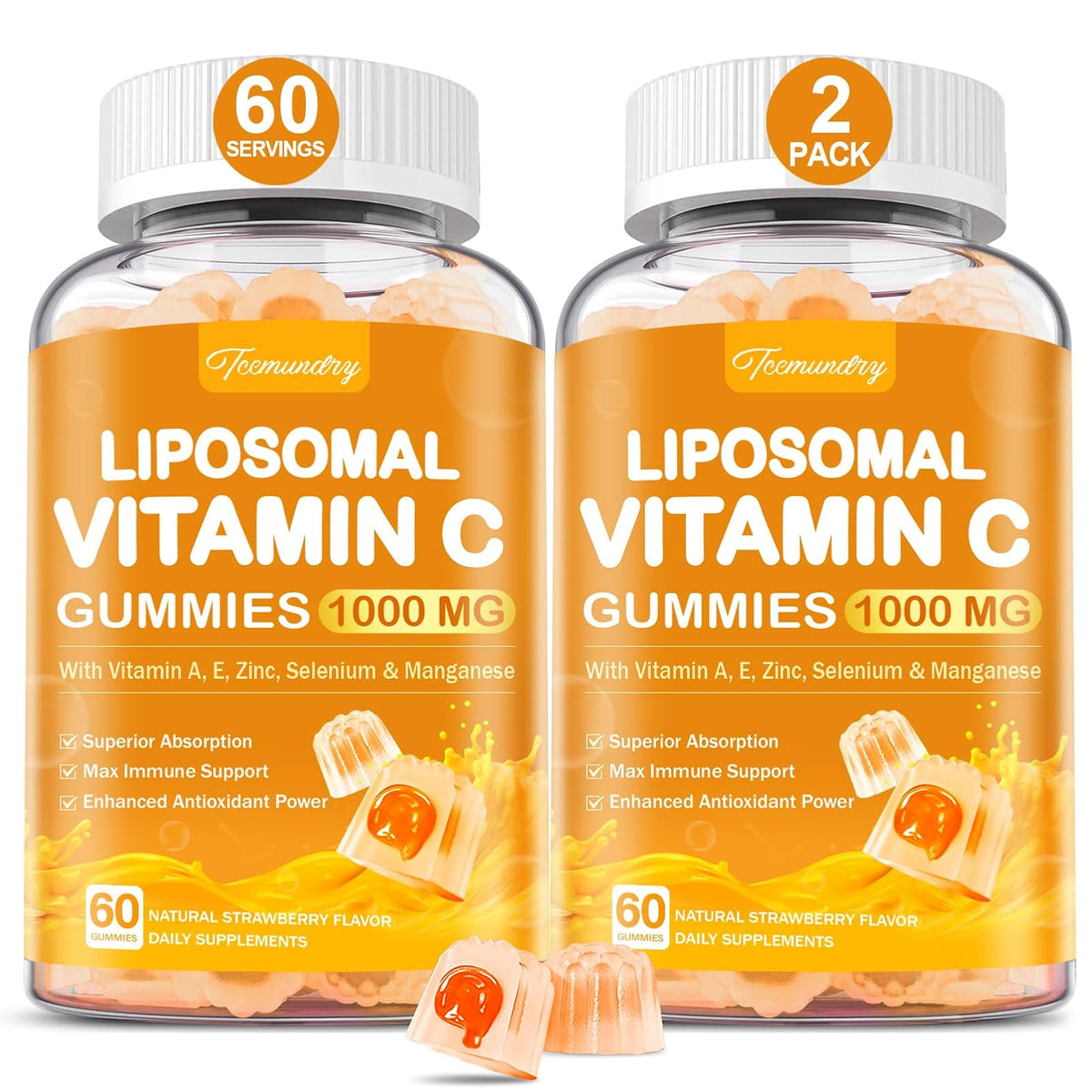 Liposomal Vitamin C gummies for immunity