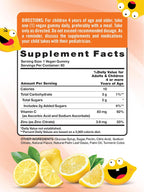 Liposomal vitamin C gummies with zinc