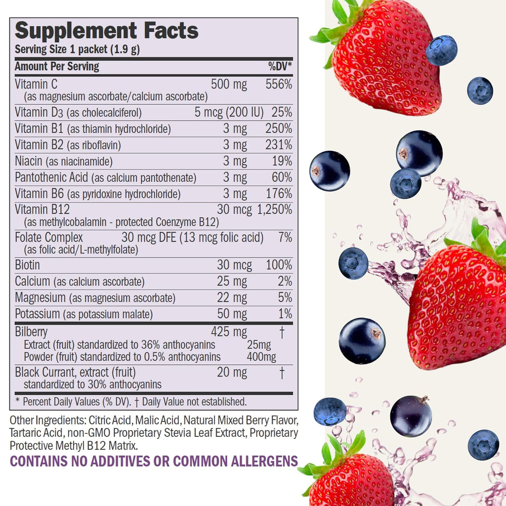 liposomal vitamin C mixed berry flavour