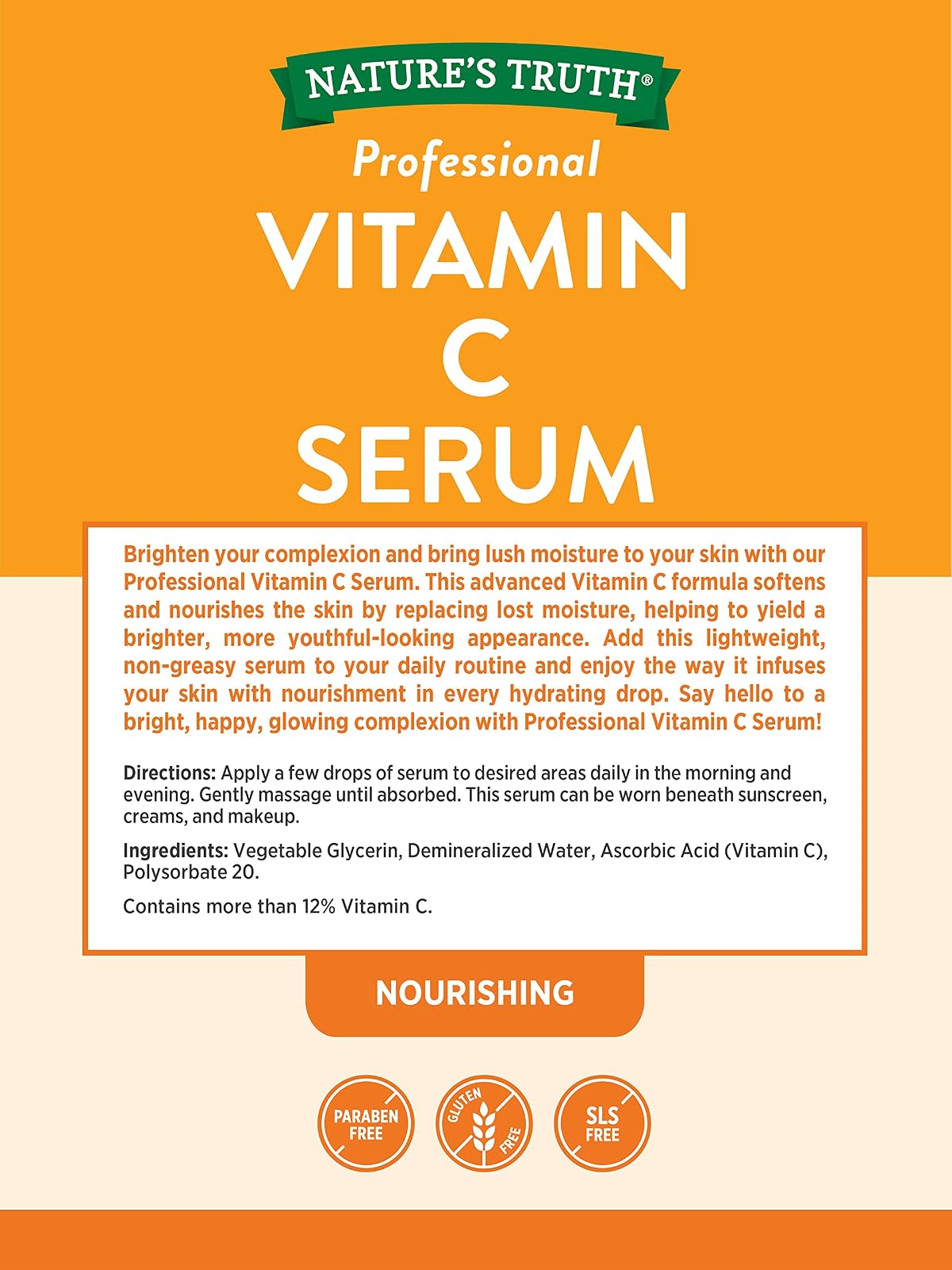 Liposomal vitamin C oil for youthful appearance