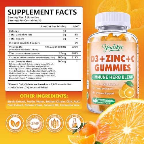 Liposomal vitamin C with D3
