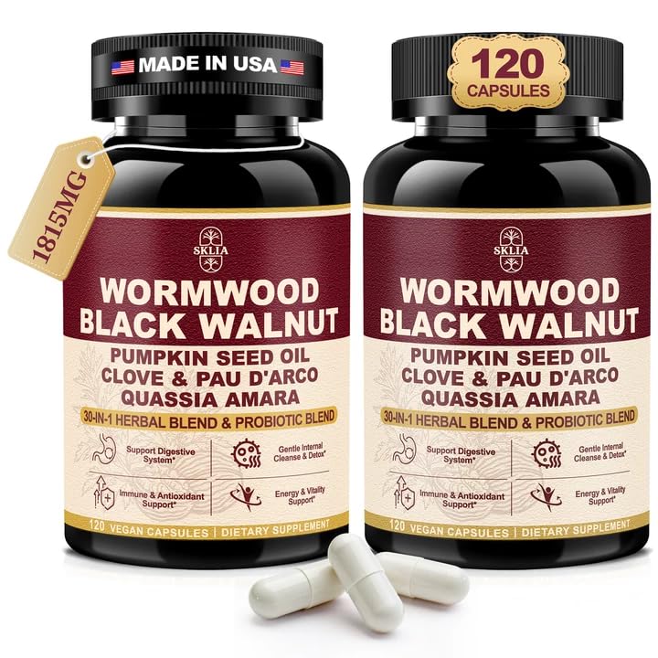 Liposomal Wormwood cleanse capsules