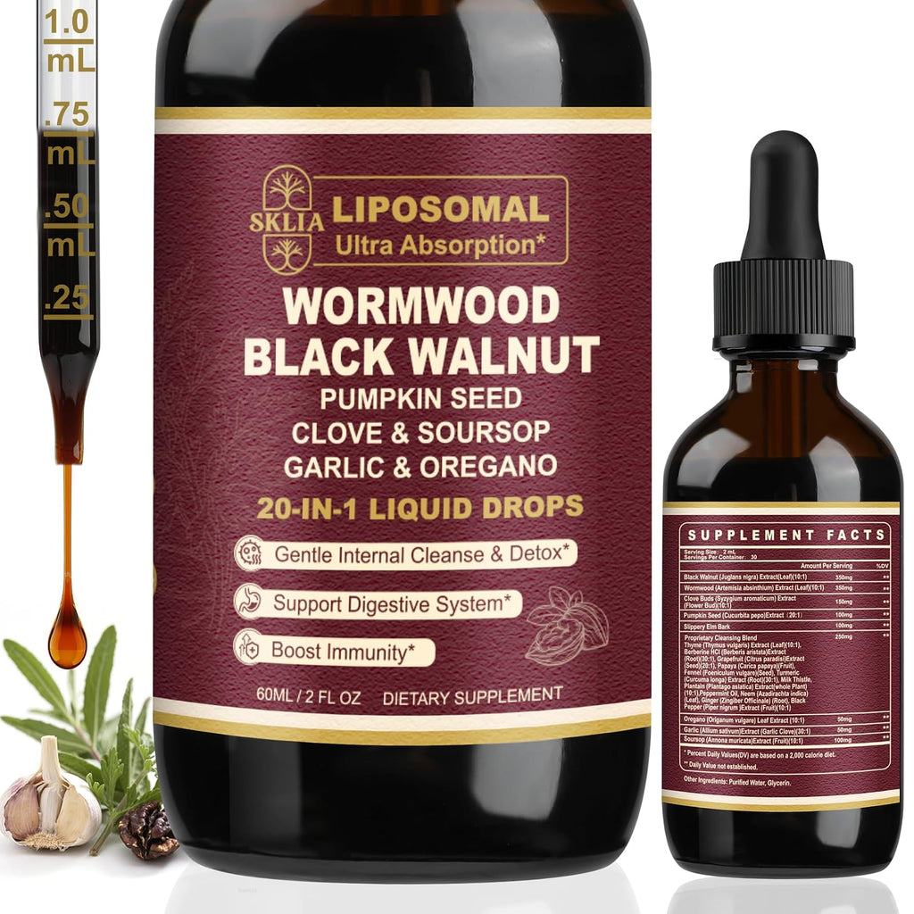 Liposomal Wormwood Cleanse Drops