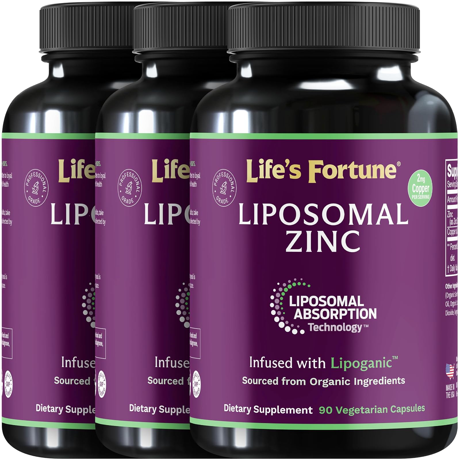 liposomal zinc picolinate capsules