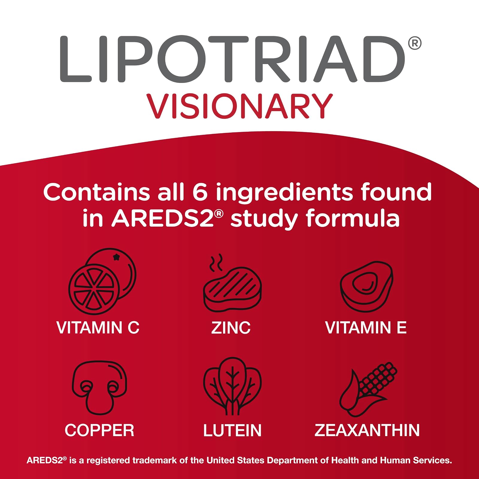 Lipotriad capsules for improved vision