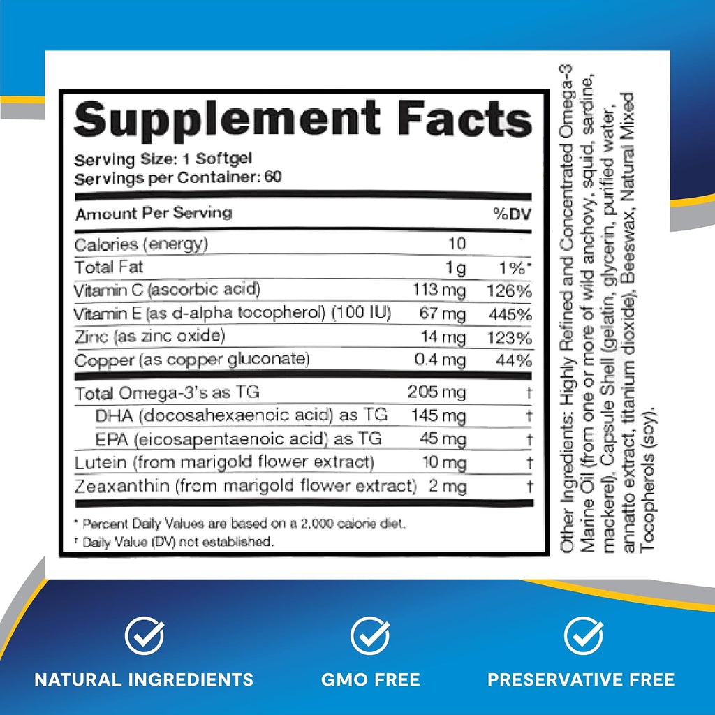 Lipotriad eye supplement benefits