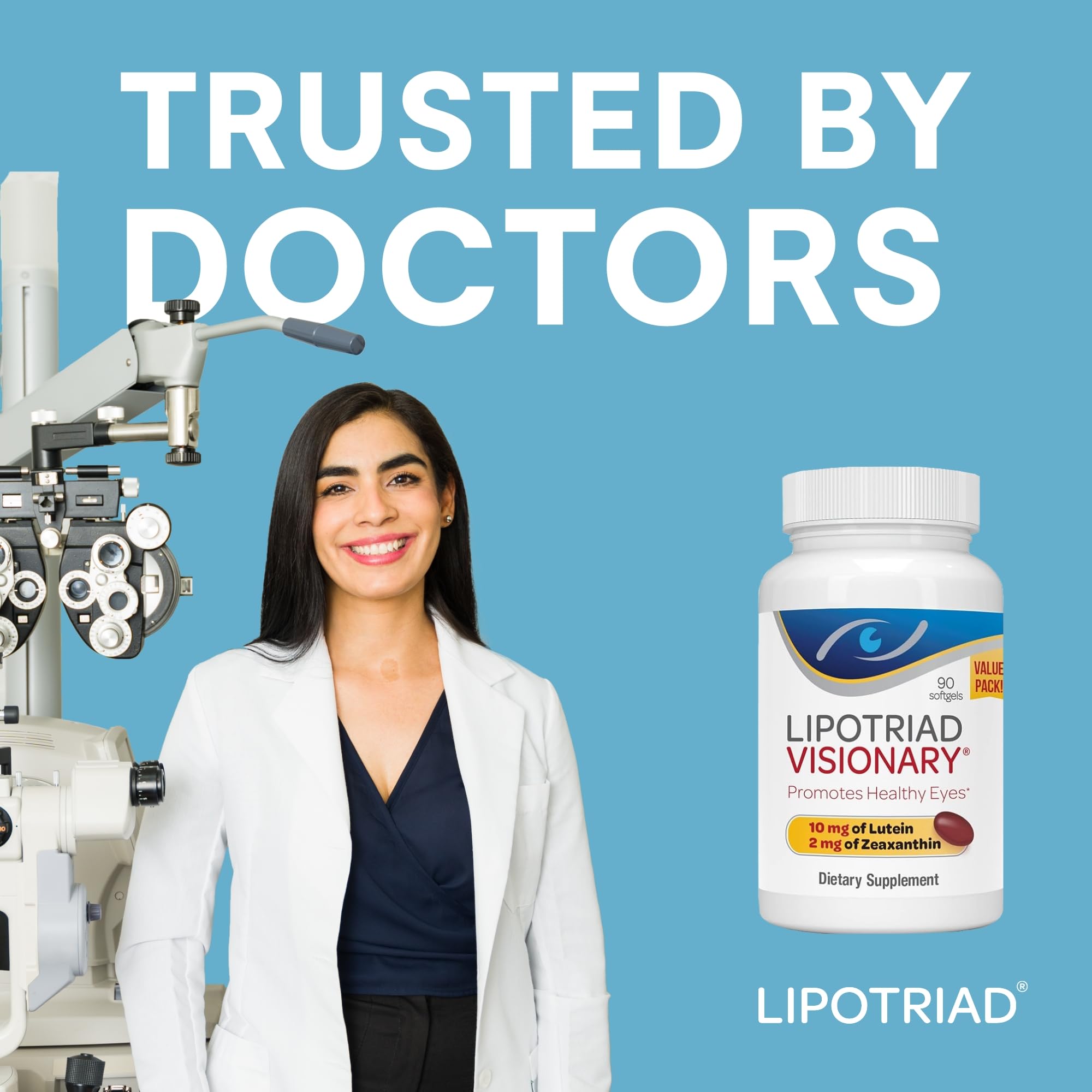 Lipotriad eye vitamins for daily wellness