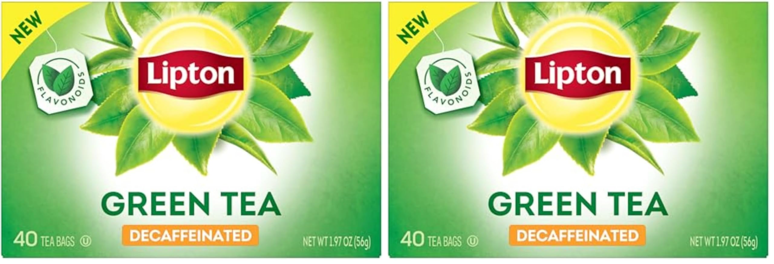 Lipton decaffeinated green tea bags