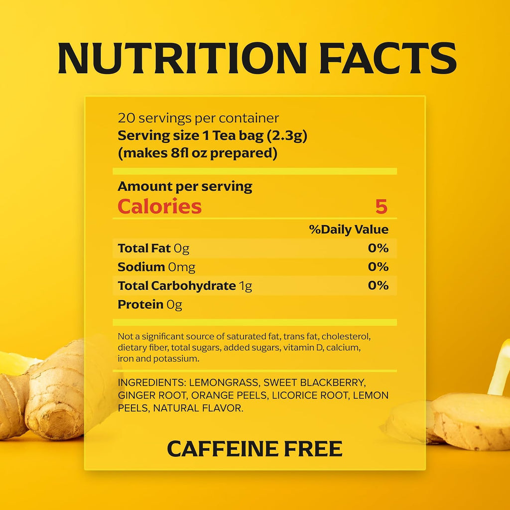 Lipton herbal tea for cold relief