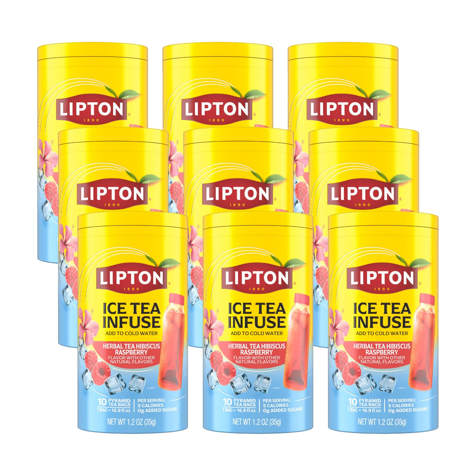 Lipton hibiscus raspberry citrus tea bags