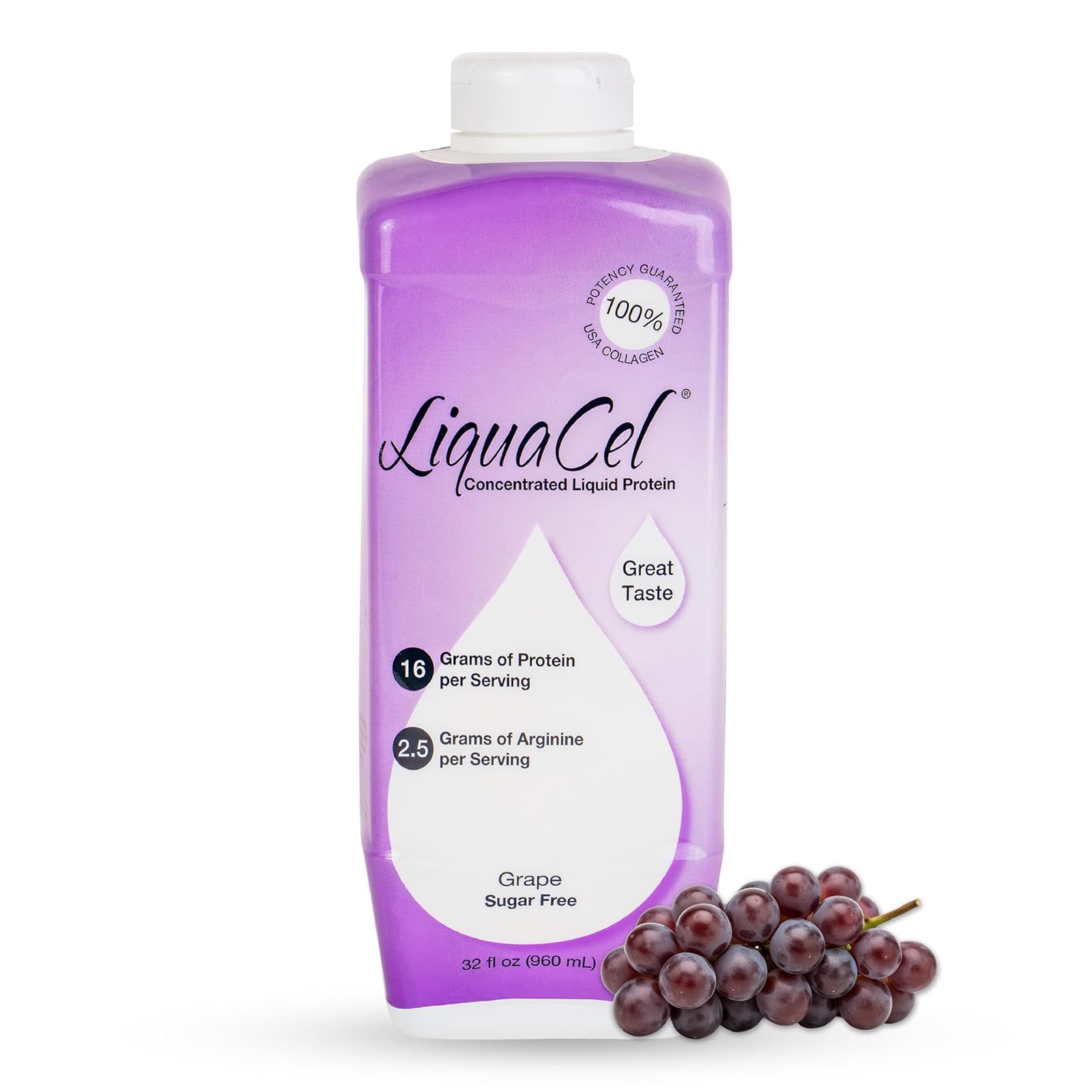 LiquaCel liquid protein grape flavour