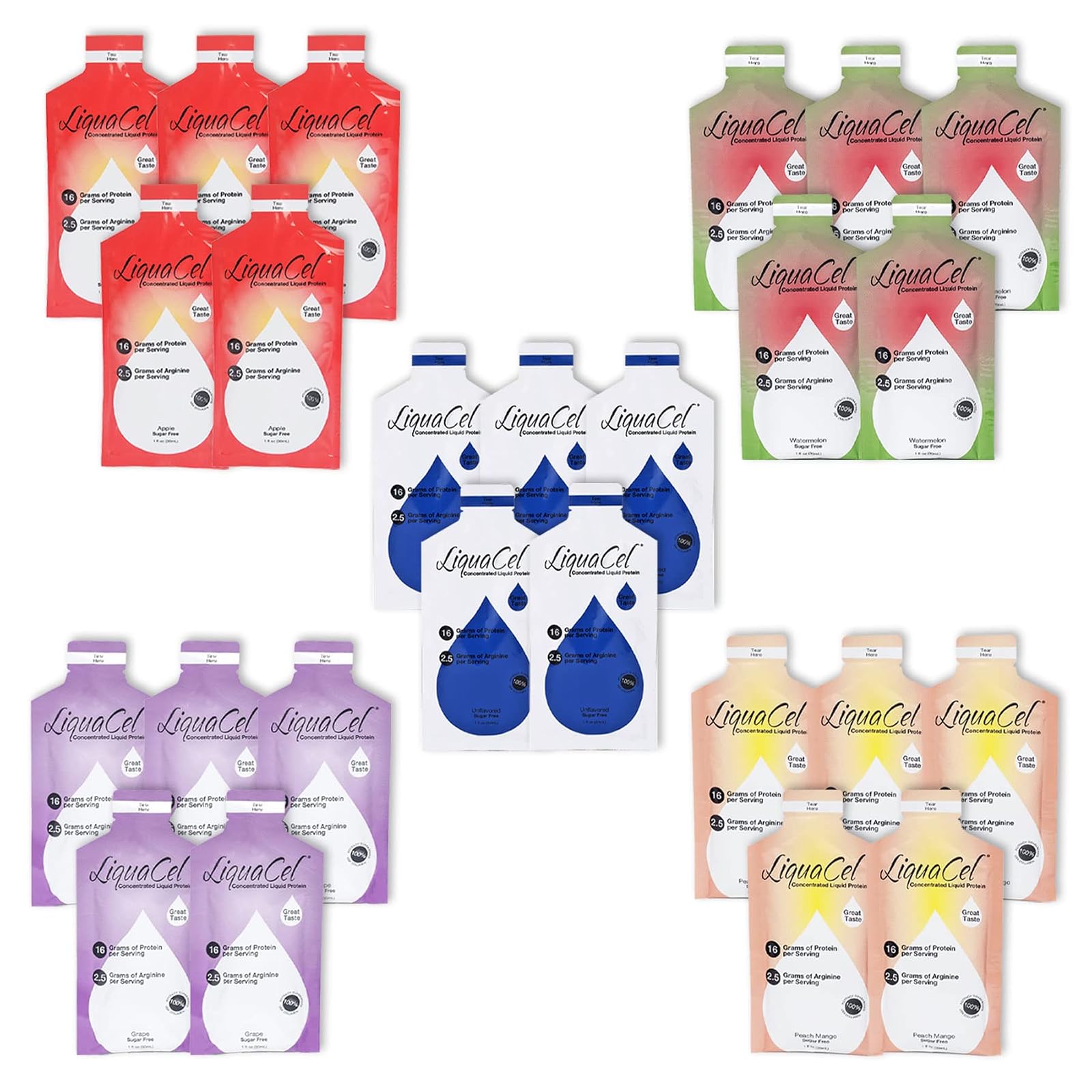 LiquaCel liquid protein variety pack