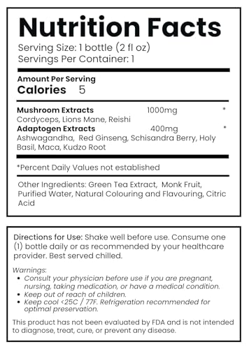 liquid adaptogen shots for vitality