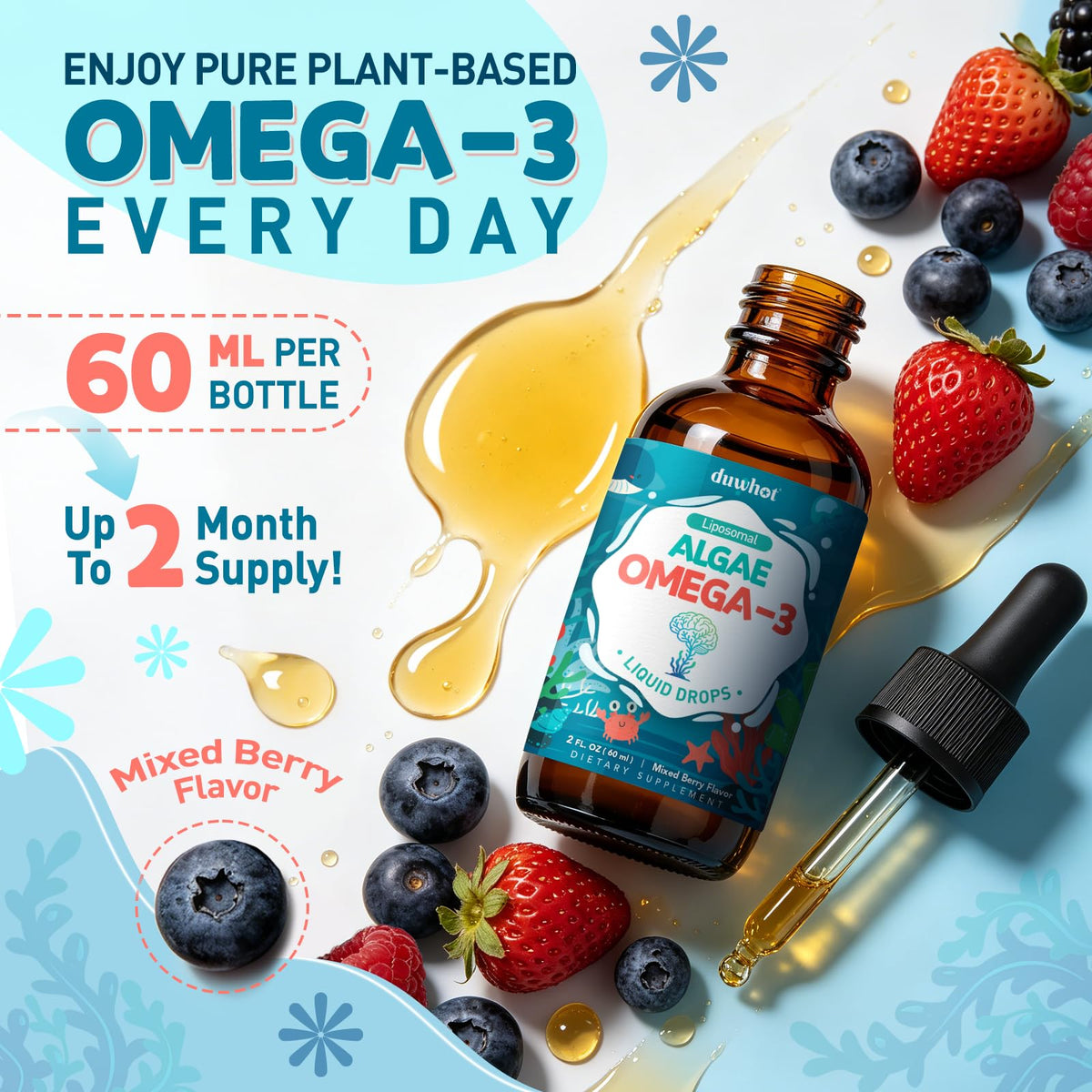 liquid algae omega for easy absorption