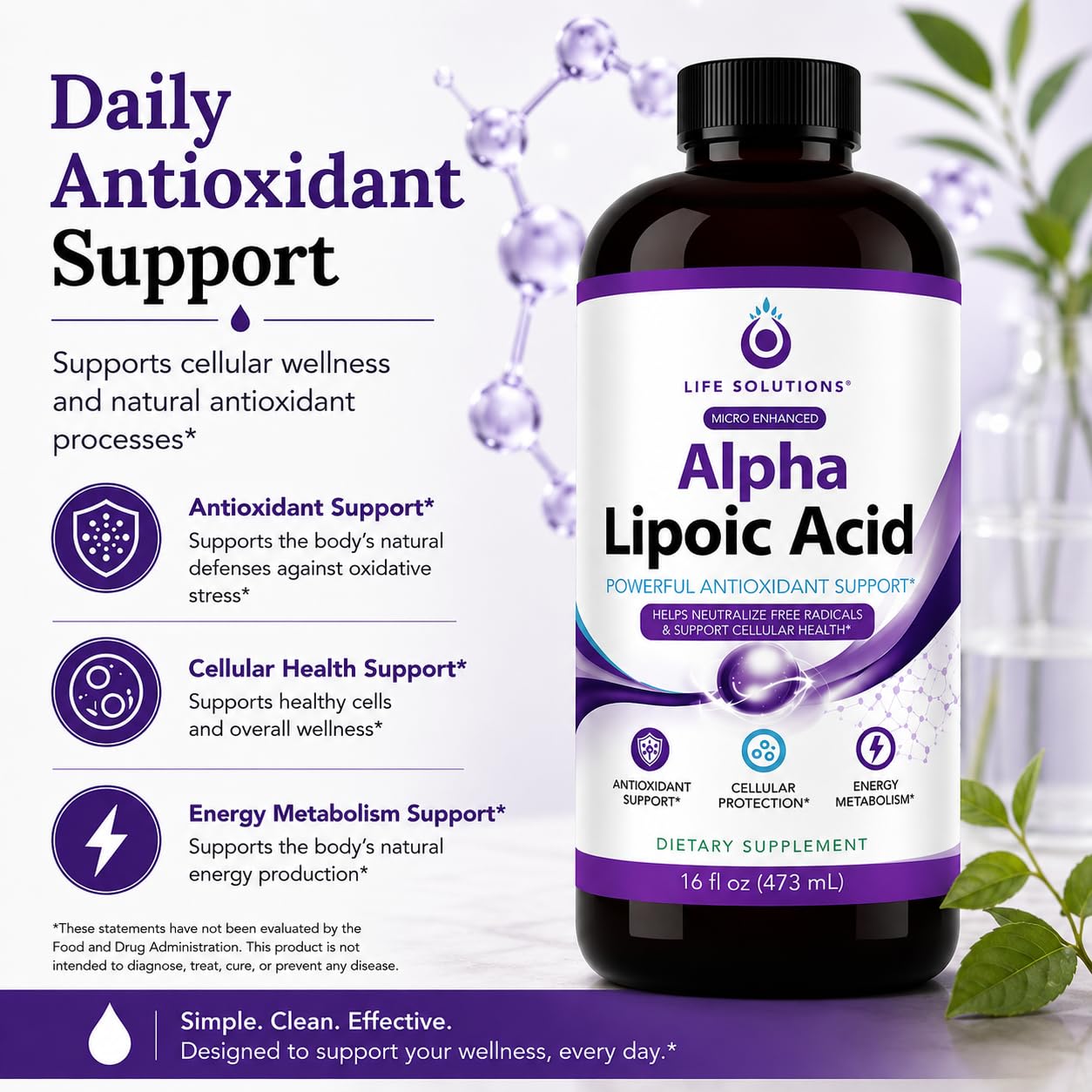 liquid alpha lipoic acid for energy