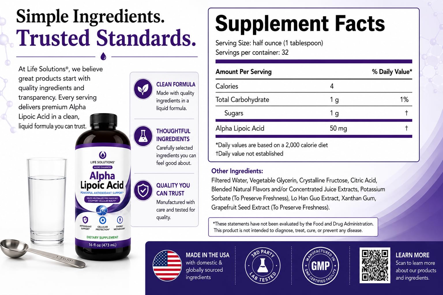 liquid alpha lipoic acid for skin health