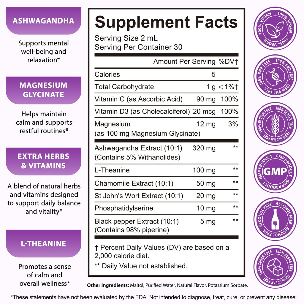 liquid ashwagandha for better sleep