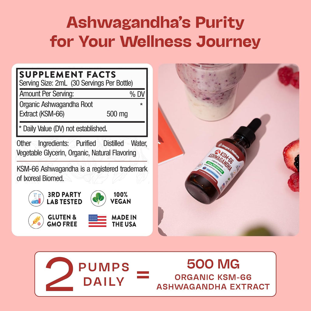 liquid ashwagandha for energy boost