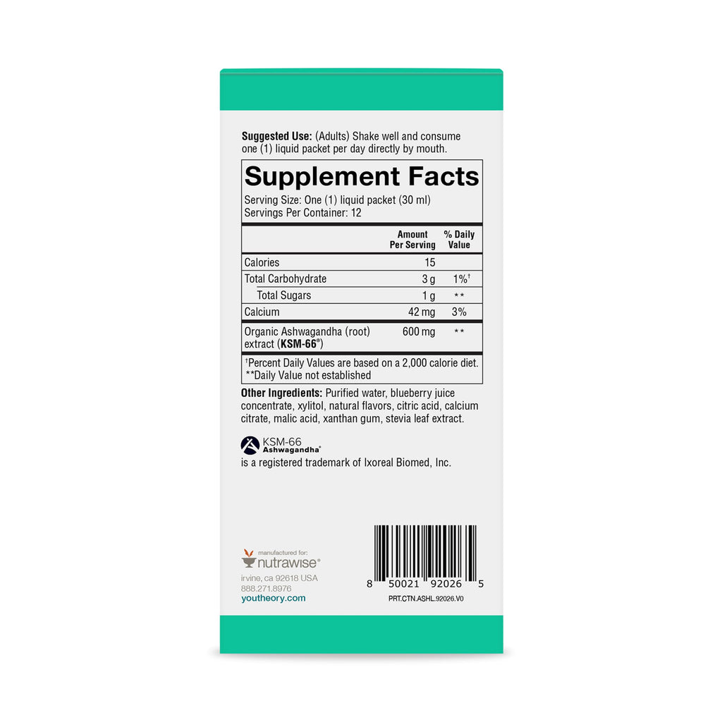 Liquid ashwagandha for quick absorption
