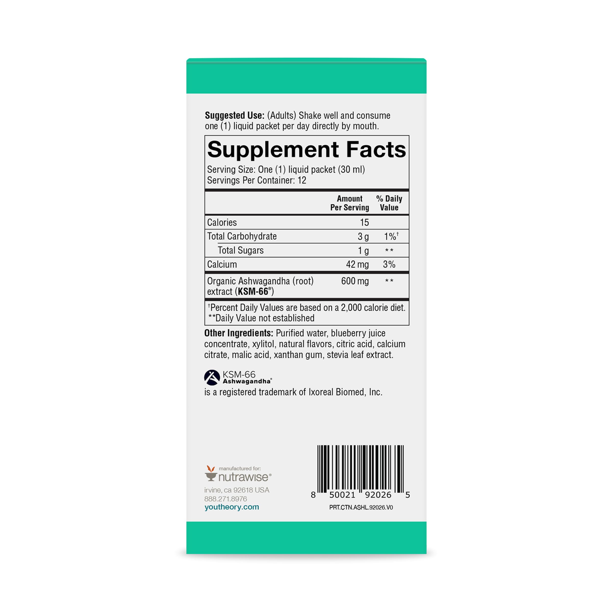 Liquid ashwagandha for quick absorption