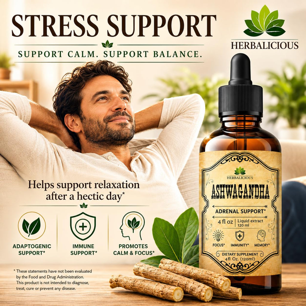 liquid ashwagandha for stress relief