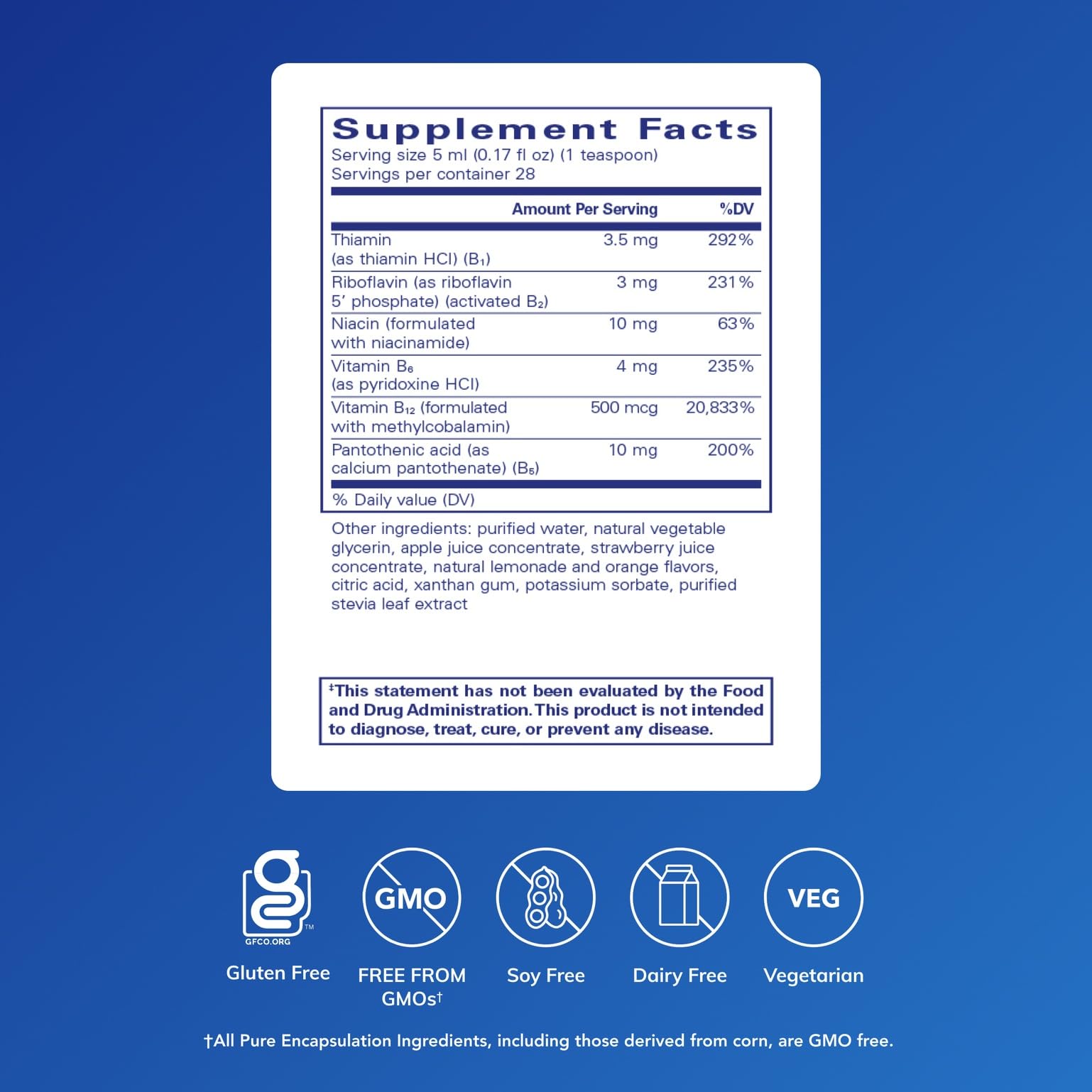 liquid b-complex for energy support