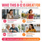 Liquid B12 drops for better absorption