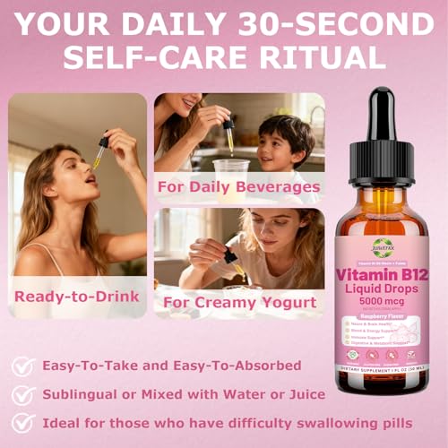 Liquid B12 for convenient daily use